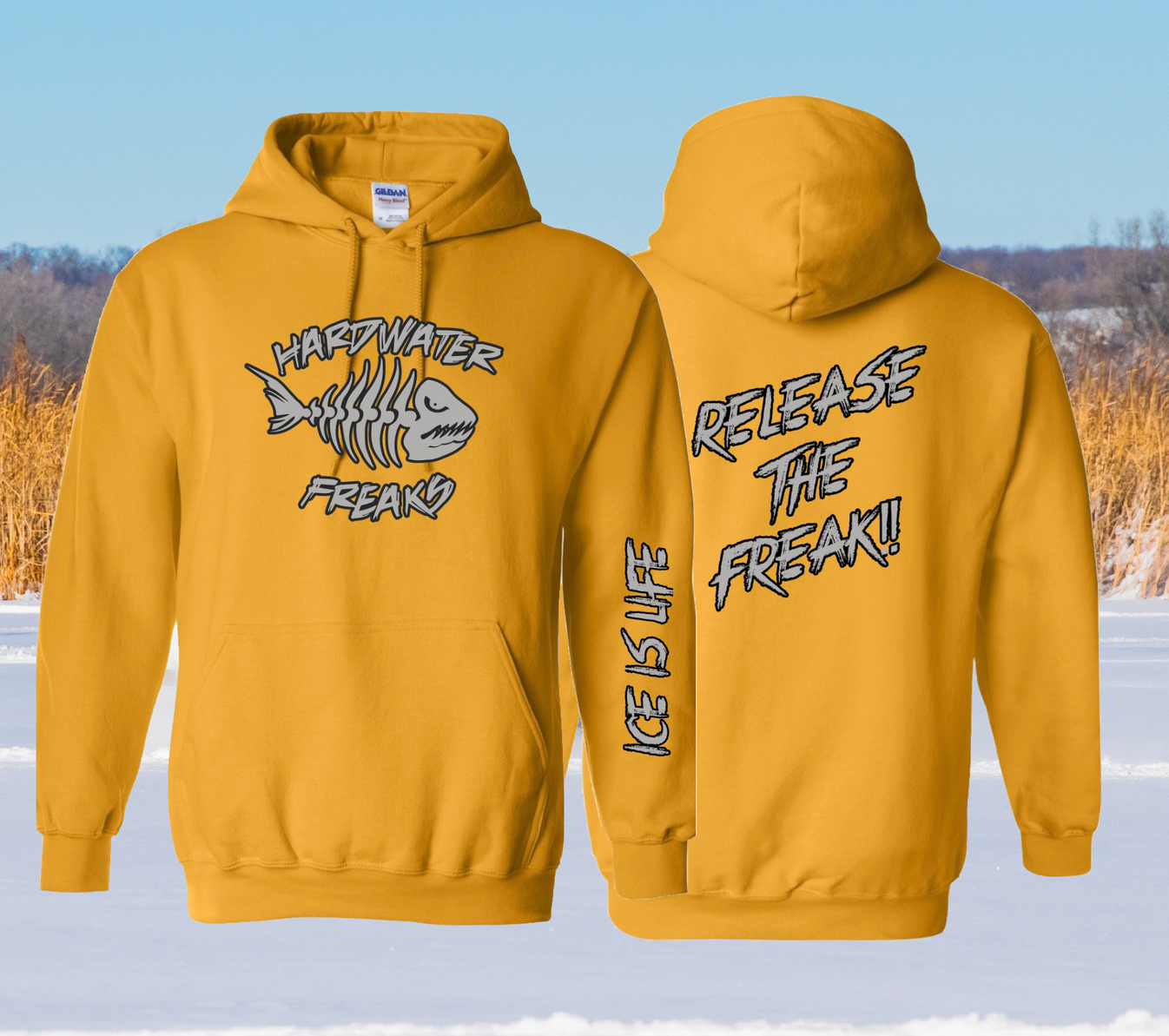 RELEASE THE FREAK Heavy Hoodie – HardwaterFreaks